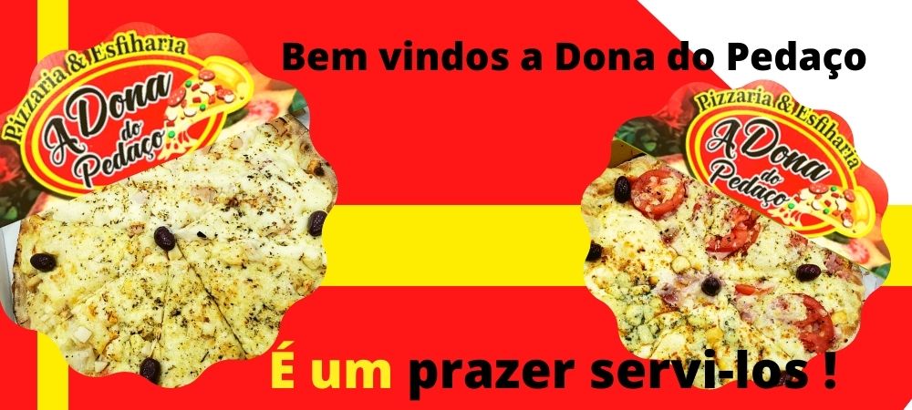 Pizzaria a dona do pedaço – Pizzas
